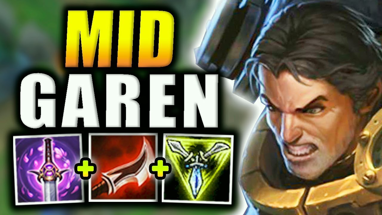 NEW MID LANE GAREN! BEST WAY TO STOMP YOUR OPPONENTS (ULTIMATE ROAMING ...