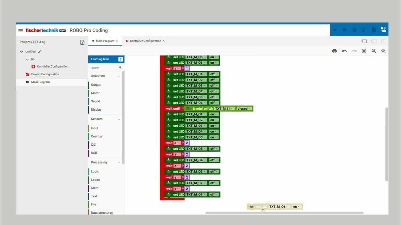 Tutorial programiranja RoboPro i montaže FischerTechnik komponenti i ...