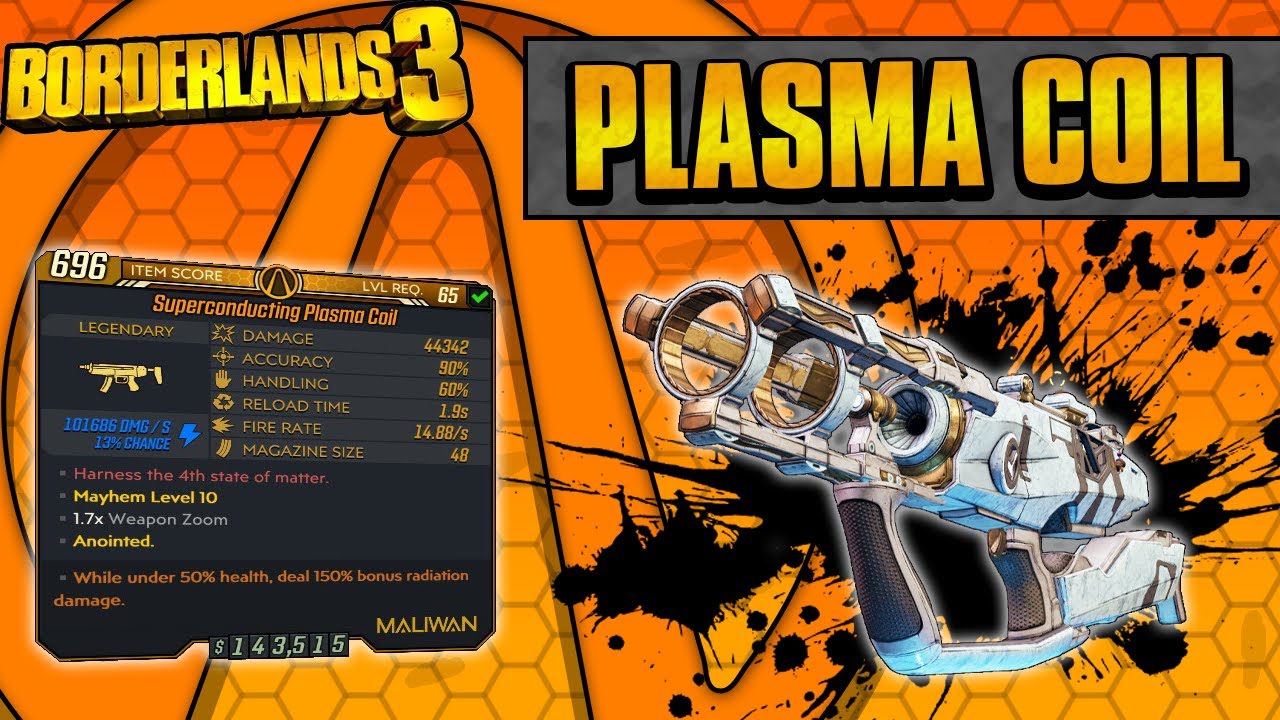 Borderlands 3 | Plasma Coil Legendary Weapon Guide (Best New SMG ...