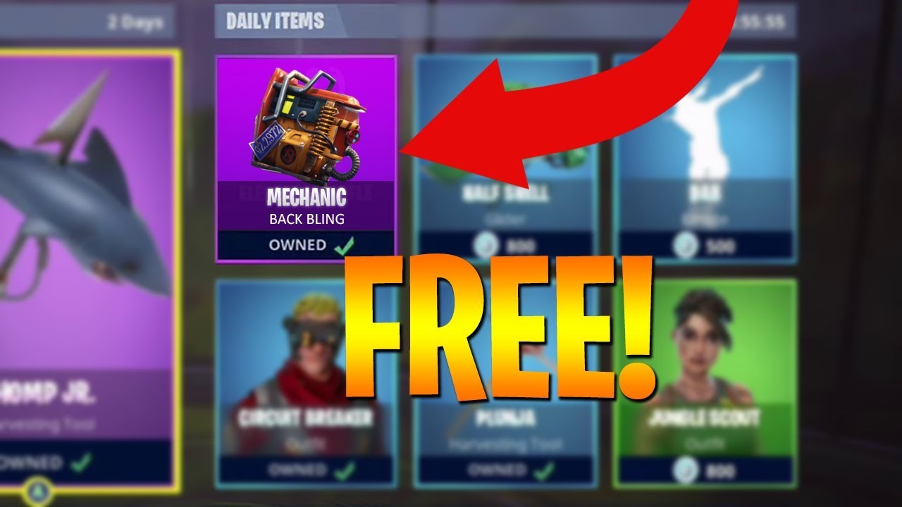 How To Get A *FREE* Back Bling On Fortnite: Battle Royale! - YouTube