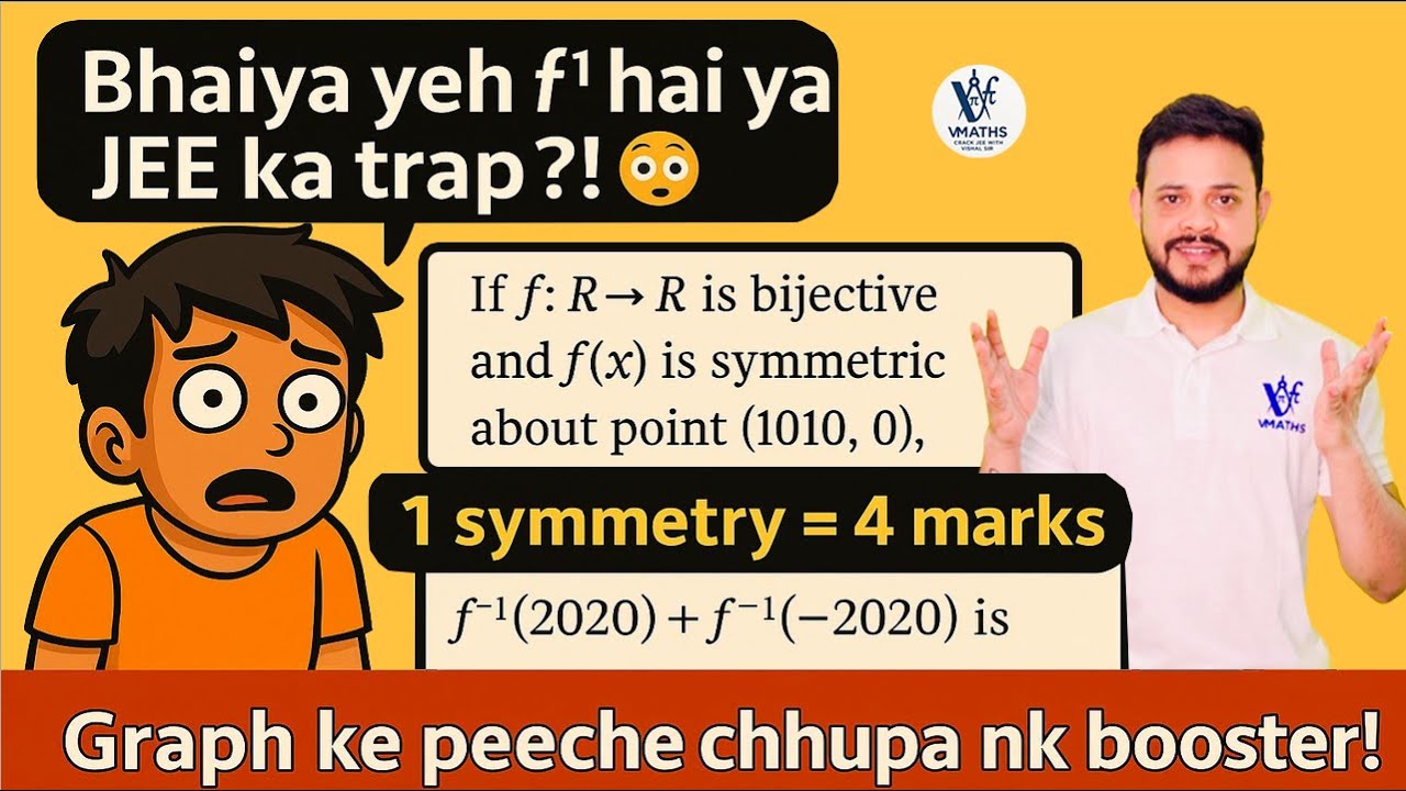 🔥 JEE 2026 Hot Question: Symmetry Trick to Crack Inverse Function in 10 ...