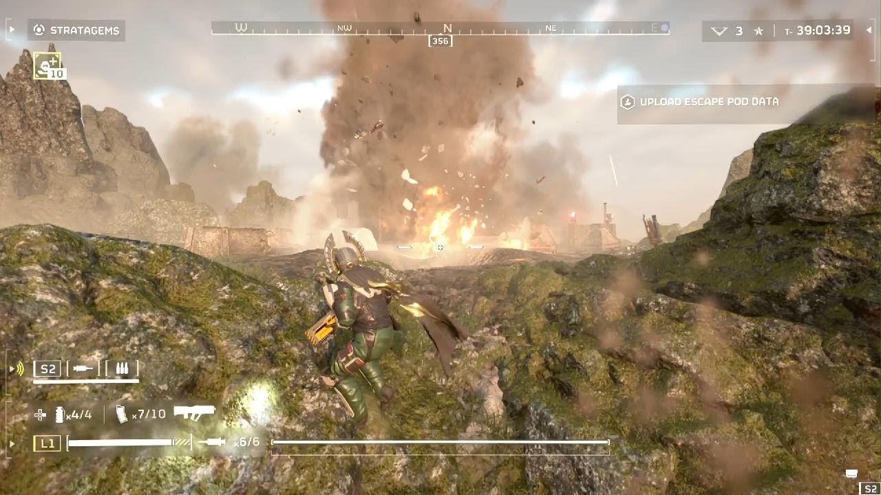 HELLDIVERS 2 Orbital barrages - YouTube