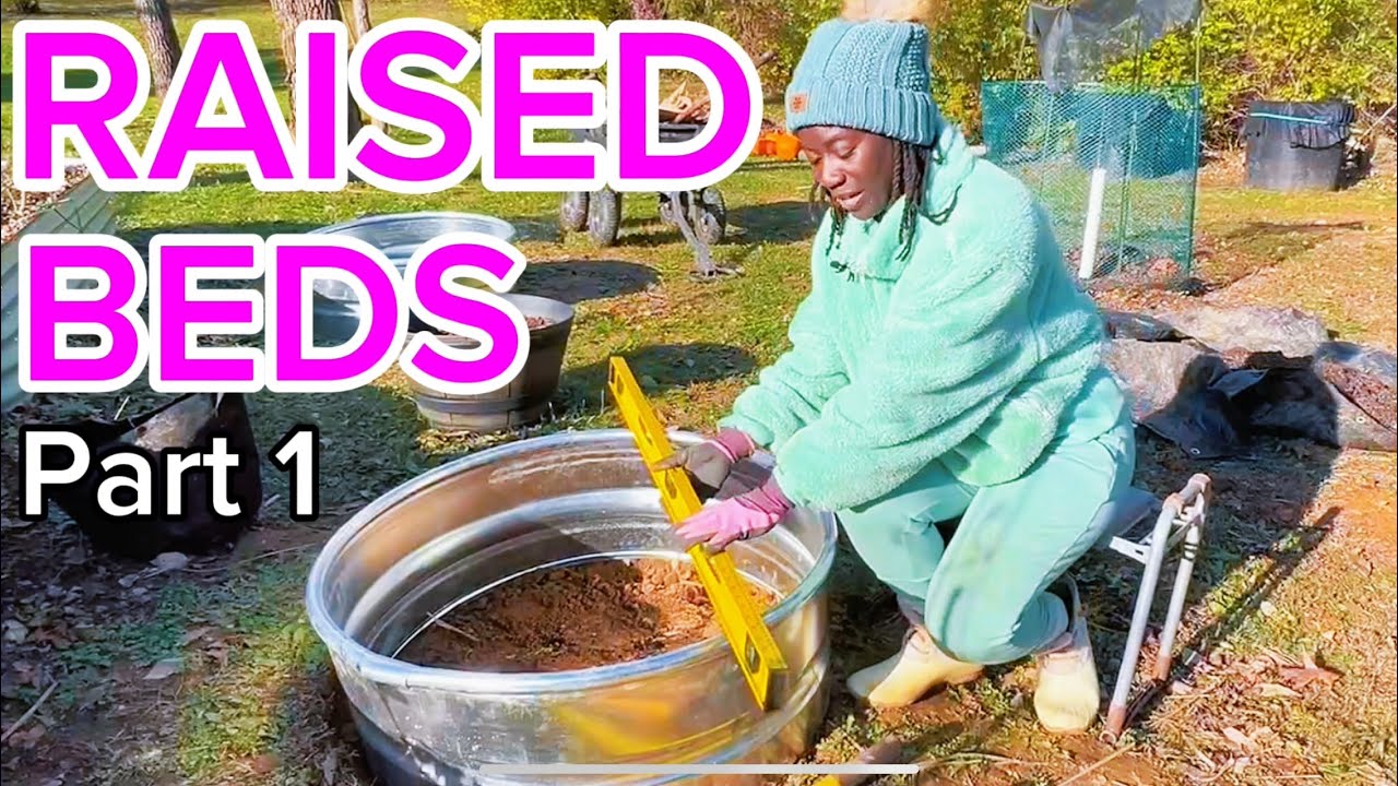 How to Level Ground for New Raised Beds (Part 1 of 3) - YouTube