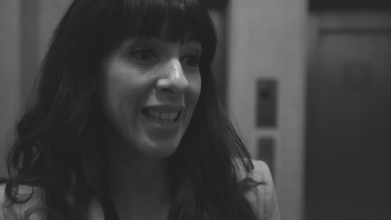 Moment devant l'ascenseur avec Géraldine Martin lors du lancement du ...