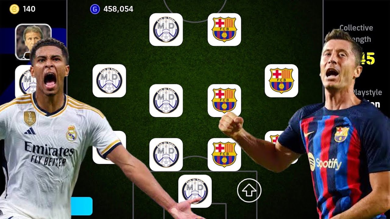 REAL MADRID X BARCELONA! 🔥 BEST SPECIAL EL CLASICO SQUAD BUILDER ...