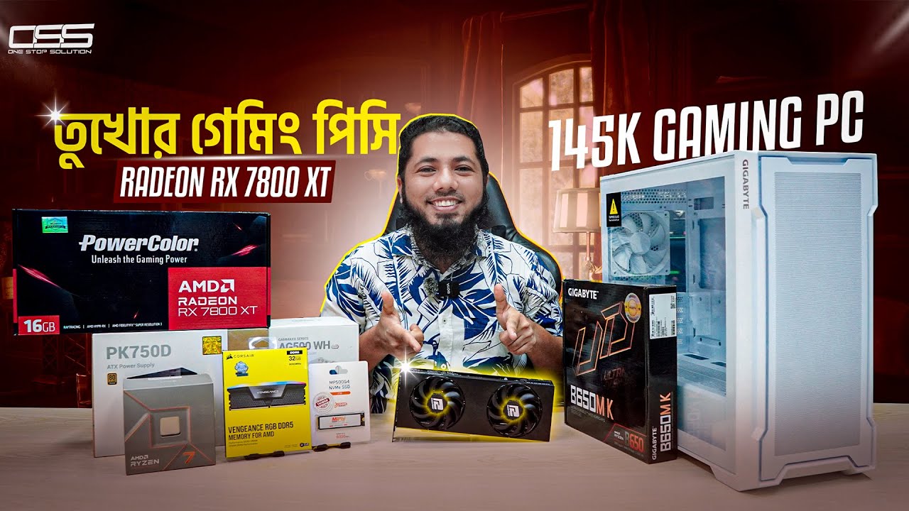 145K High Performance Gaming Pc🔥Ft. Radeon RX 7800 XT। Best Gaming And ...