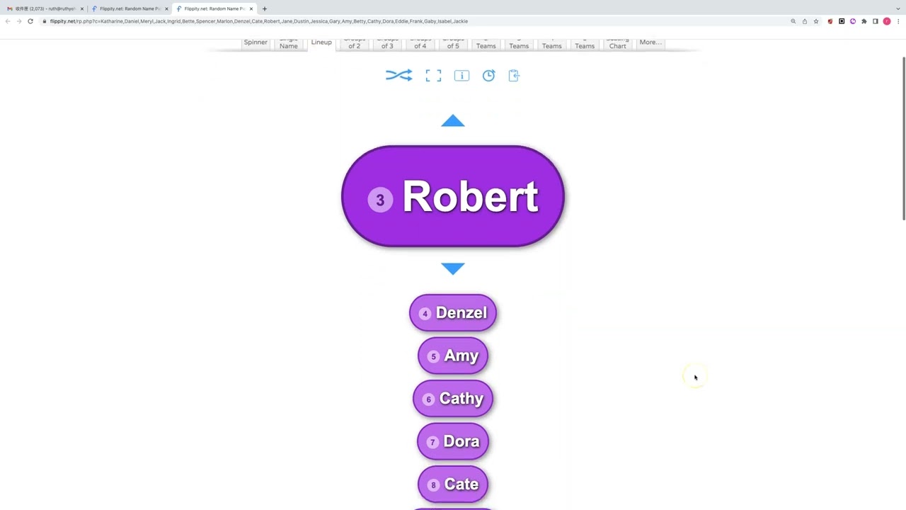 介紹好用好上手的Flippity Random Name Picker! 抽號碼，分組，座位表，多種功能一次搞定！（3）隨機抽名字/號碼的另外 ...