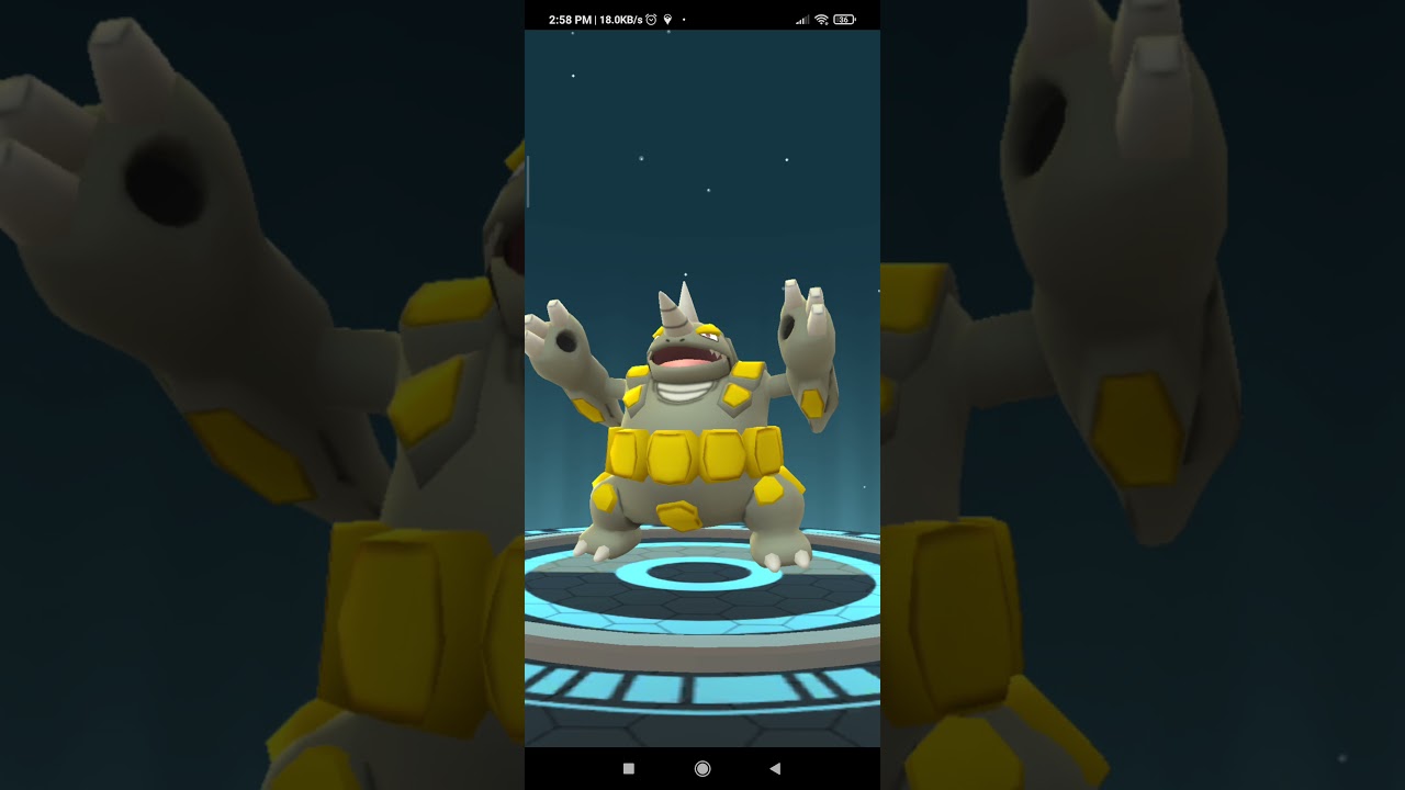 EVOLVING SHINY RHYHORN INTO SHINY RHYPERIOR || MUST WATCH || OP SHINY ...