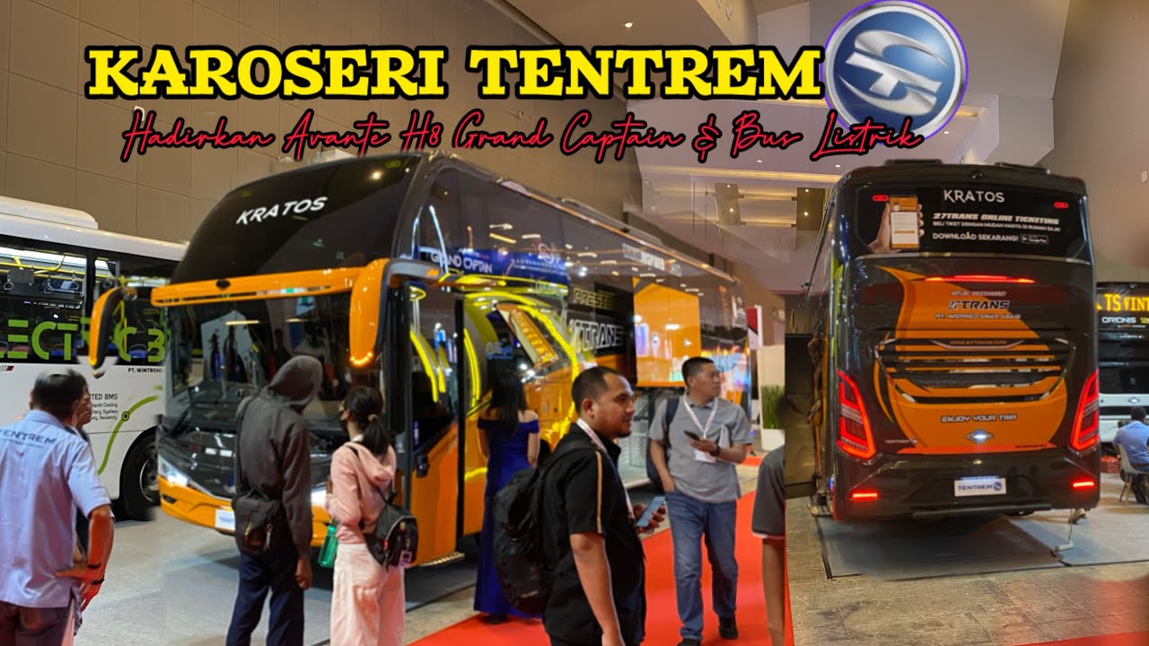 Karoseri Tentrem Hadirkan Bodi Avante H8 Grand Captain dan Bus Listrik ...