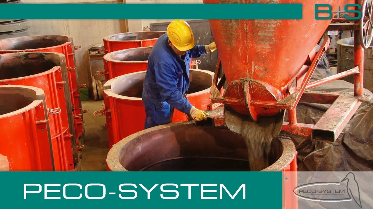 B+S PECO System - Manhole Manufacturing - YouTube