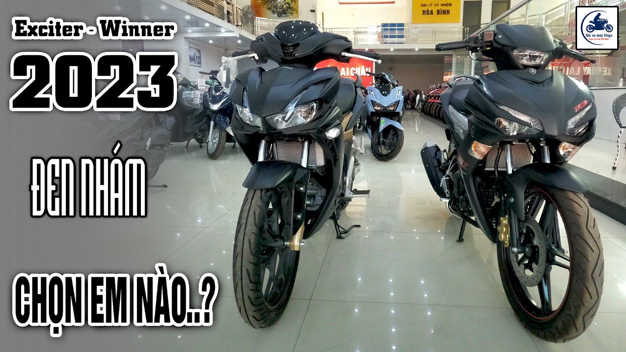 Exciter 155 VS Winner X 2023 "ĐEN NHÁM" ️ Giá xe Exciter 155 VS Winner ...
