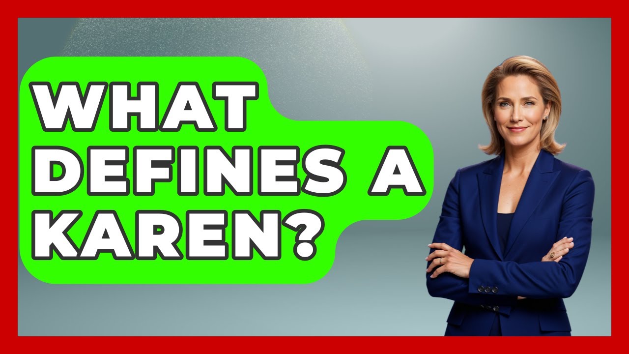 What Defines A Karen? - Anthropology Insights - YouTube