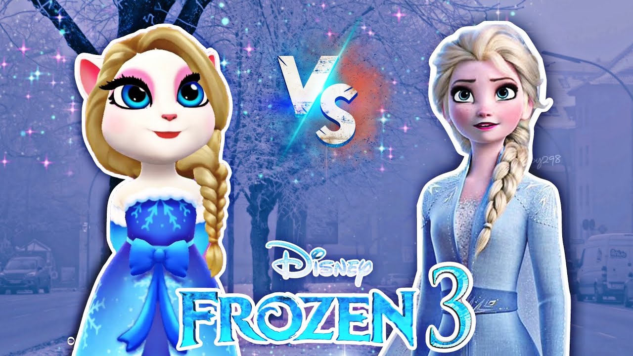 My Talking Angela 2 - New Year Update Gameplay 🐲| Angela Vs Elsa ️ ...