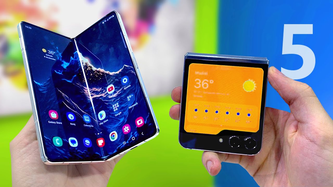 Samsung Galaxy Z Fold 5 y Flip 5 - Análisis y NOVEDADES - YouTube