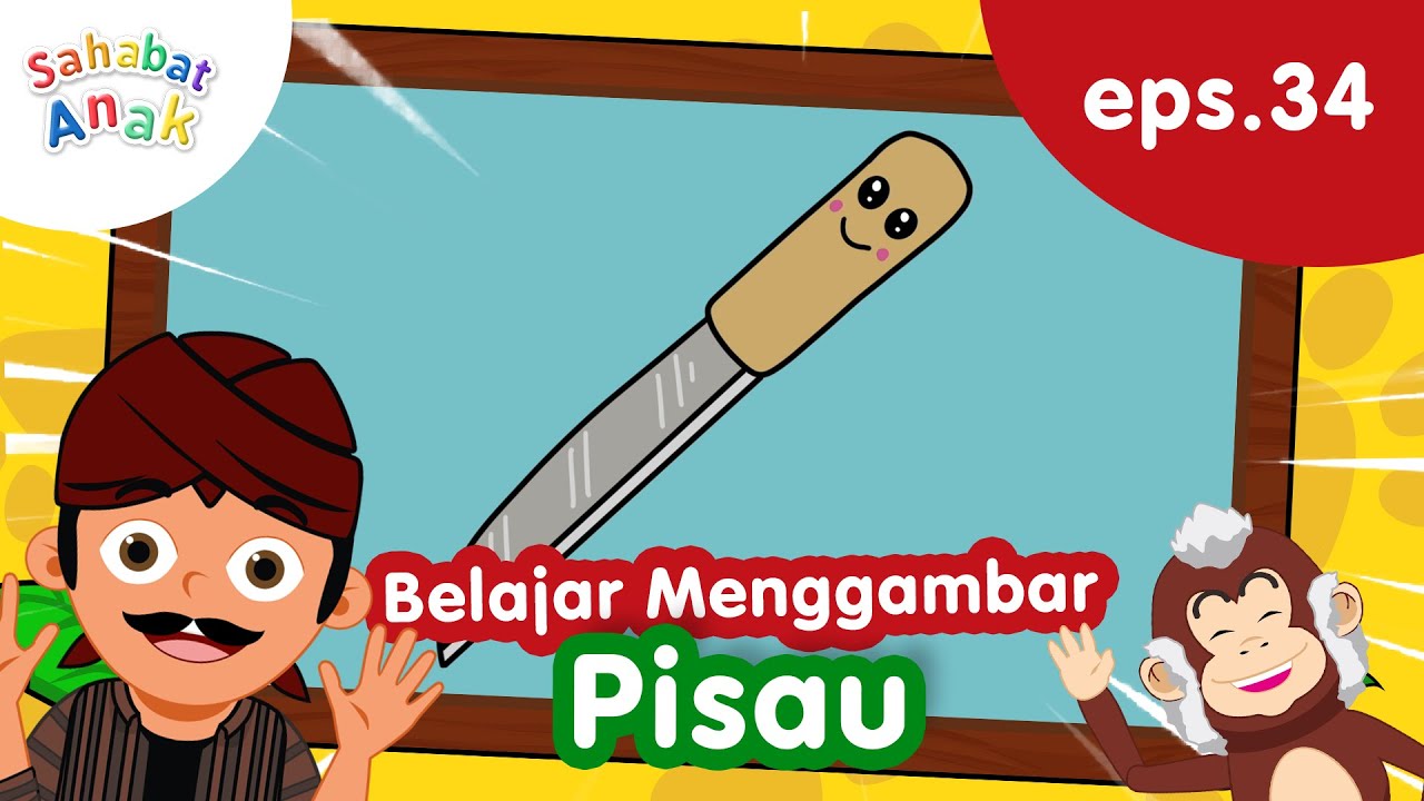 Belajar Menggambar Pisau | Belajar Menggambar - Kak Roh Animated ...