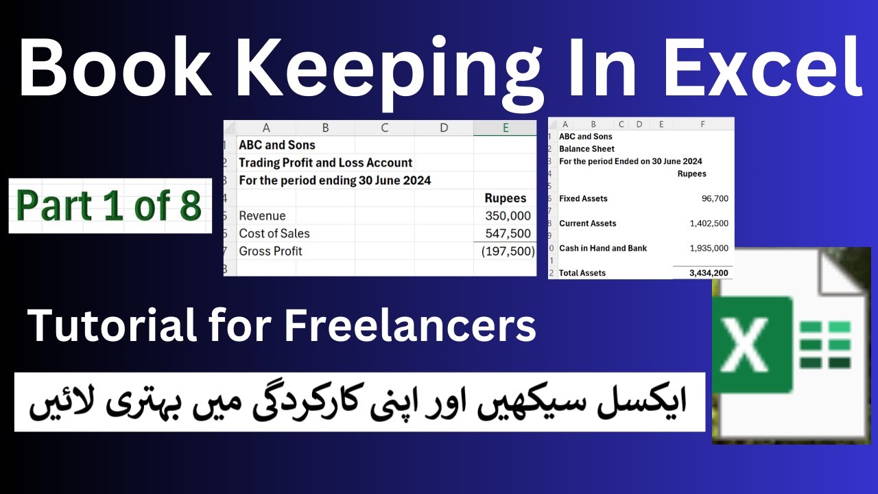 Master Bookkeeping in Excel: Complete 8-Part Tutorial Series | Part 1 ...