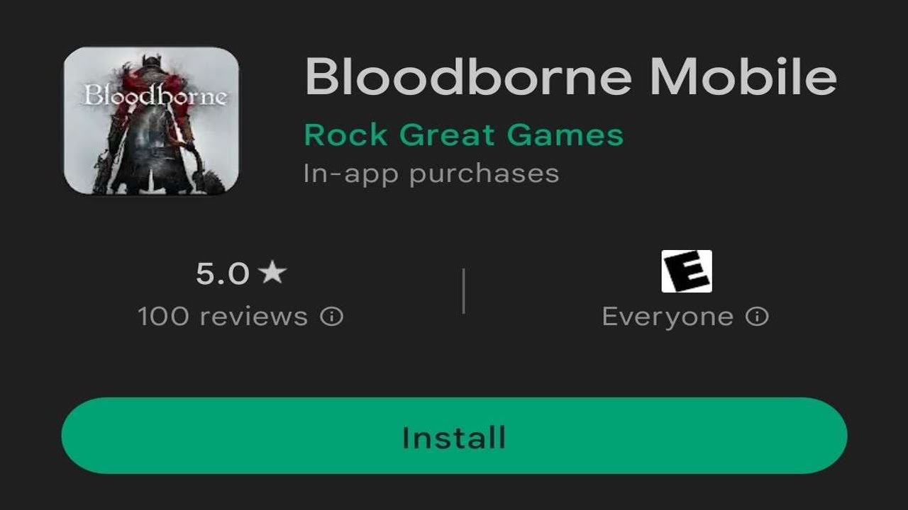 Bloodborne Is Now A Mobile Game - YouTube