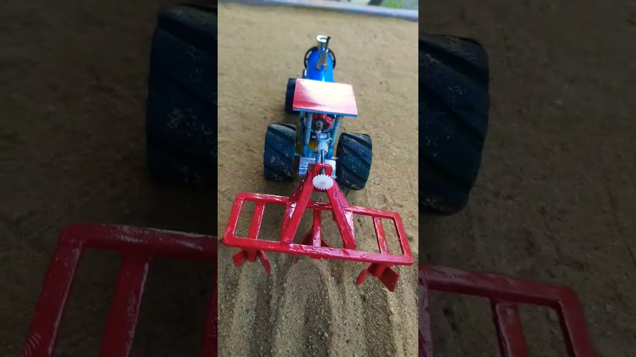 How to make diy tractor ridger machine science project || Cultivator ...