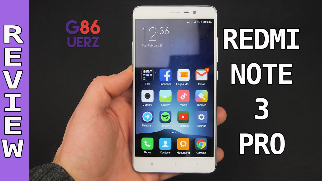 Xiaomi RedMi Note Pro 3 Review - YouTube