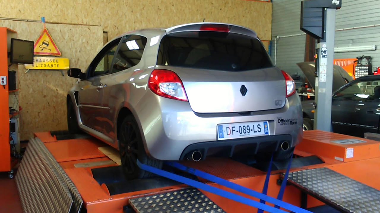 Passage banc Clio 3 rs phase 1 2006 197 - YouTube