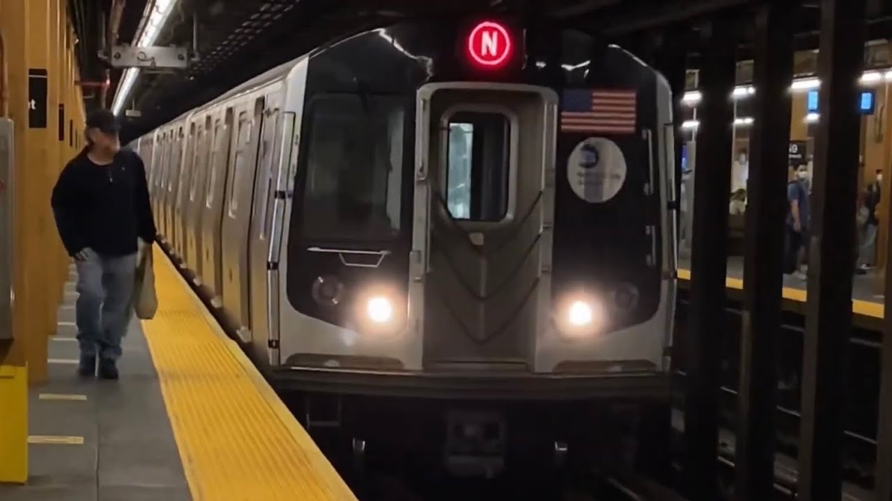 R160 N train at 59 St - YouTube