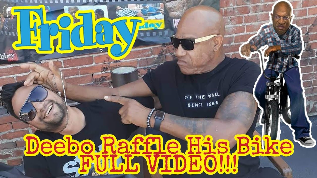 Deebo from the Movie Friday Raffle His Bike In COMPTON, RIP Tommy 'Tiny ...