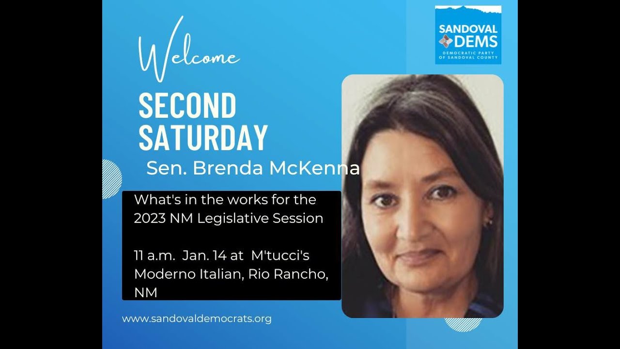 DPSC January 9th, 2nd Saturday Meeting Featured Speaker Senator Brenda ...