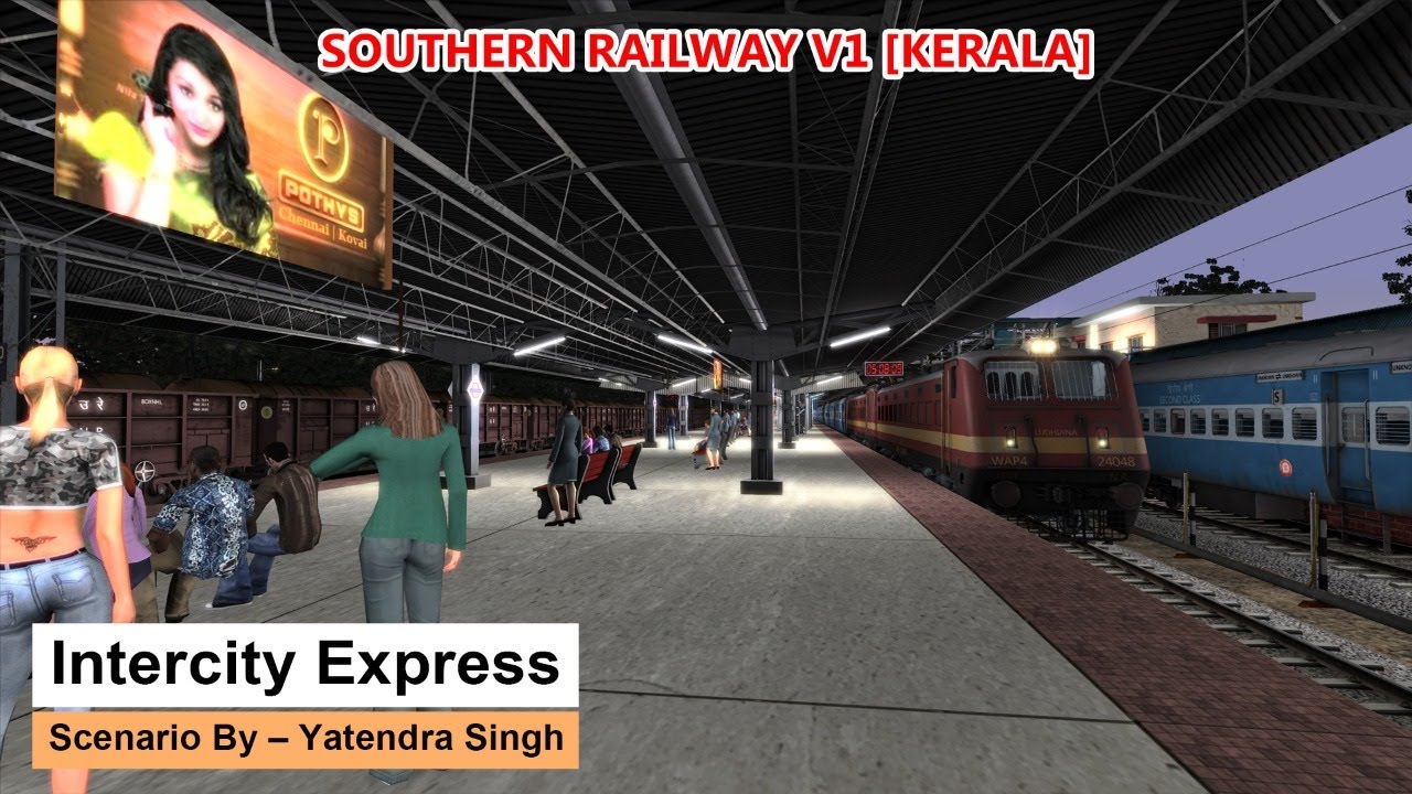 #DriveWithMe - Intercity Express on Southern Railway SRv1[KERALA] Route ...