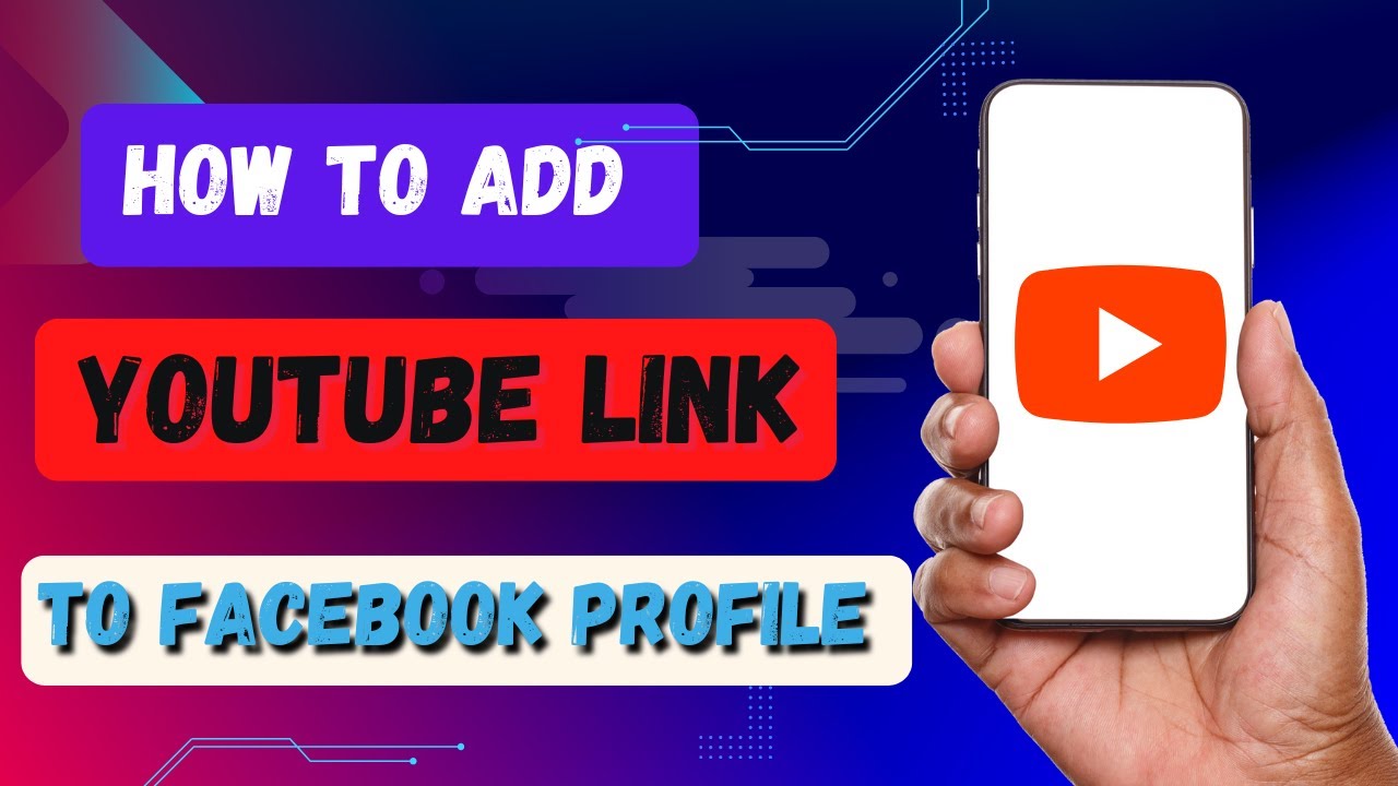 How to add YouTube link to Facebook profile - YouTube