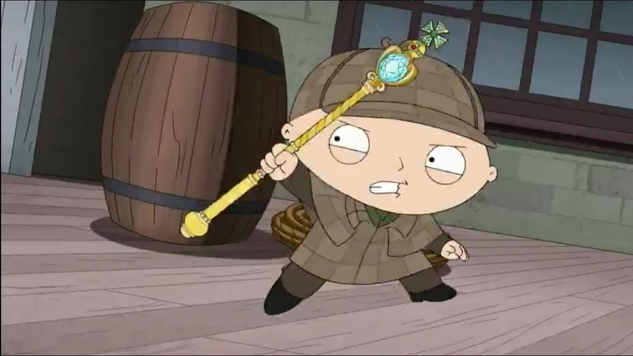 Stewie As Detective Sherlock Holmes - Family Guy - YouTube