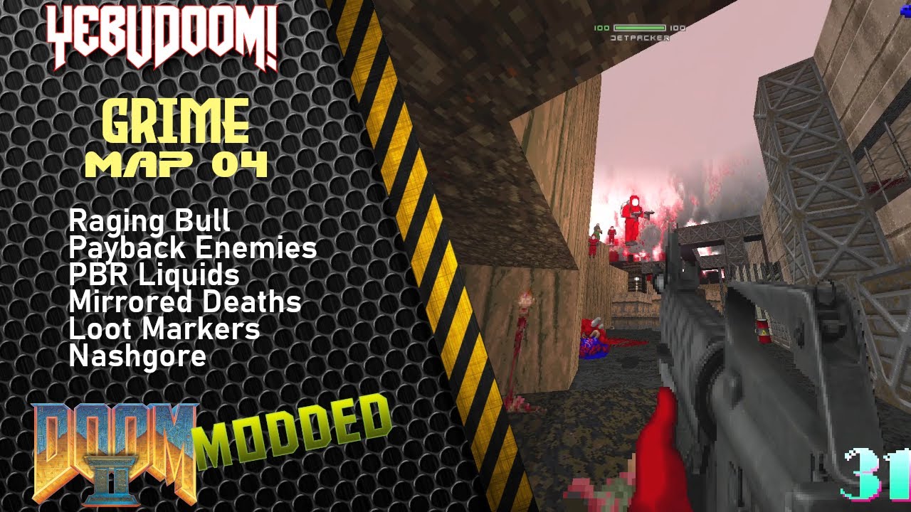 [PL] [Doom II] Grime | Map 04 | Mod: Raging Bull + Payback Enemies ...