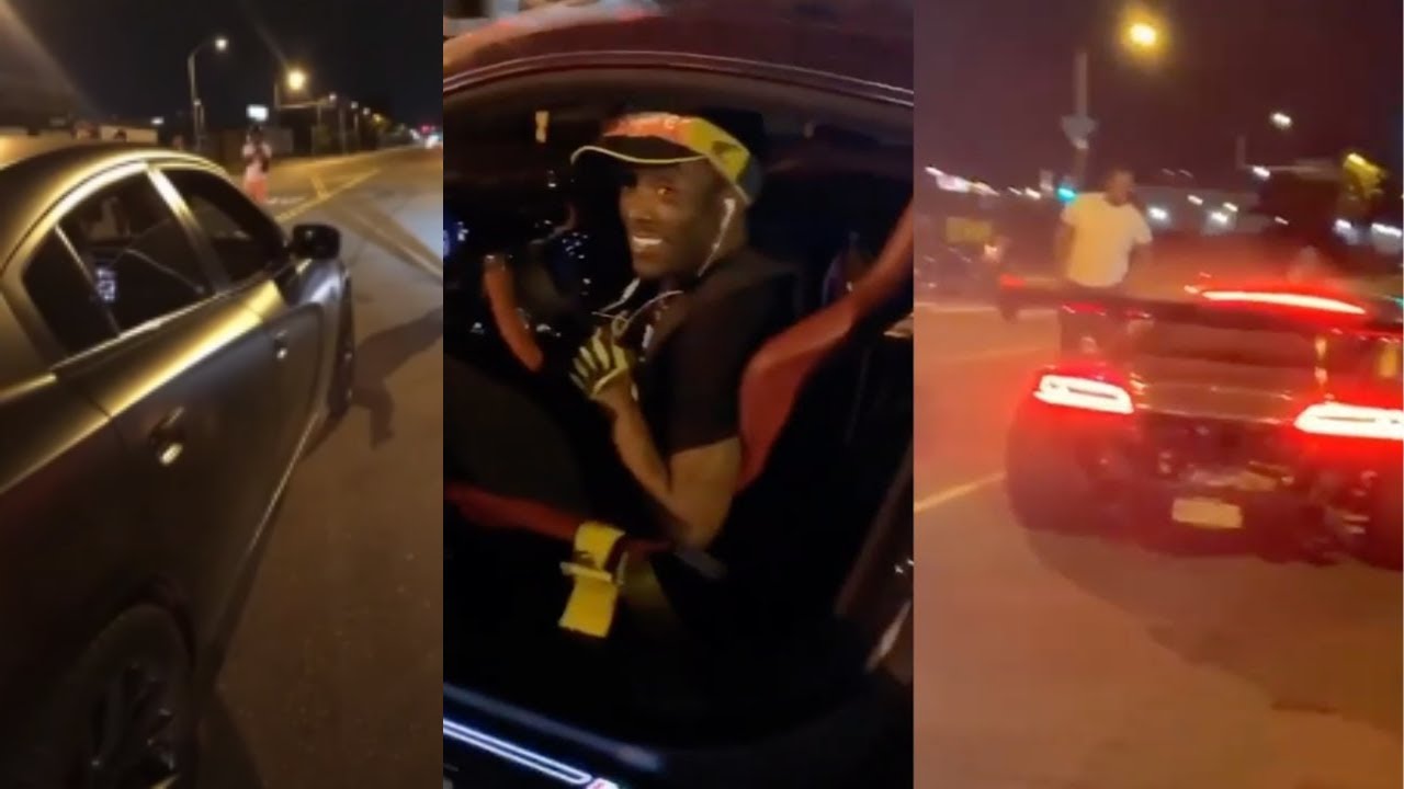 Lil Uzi Vert Races A Hellcat In His Audi R8 V10 🚘 - YouTube