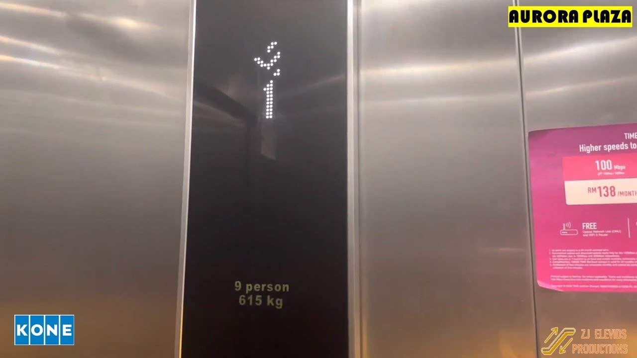 KONE Elevator with KDS Design Fixtures at Aurora Plaza, Bukit Jalil ...