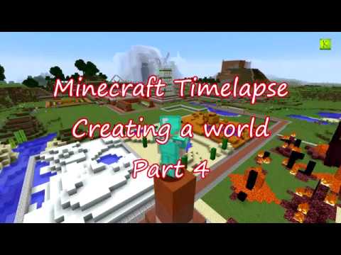 Minecraft - Creating a world Part 4 - YouTube