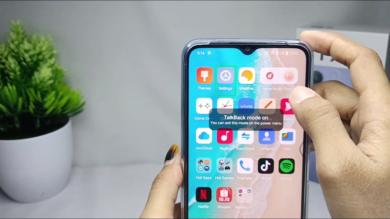 How To Exit Talkback Mode In Vivo Y17s - YouTube