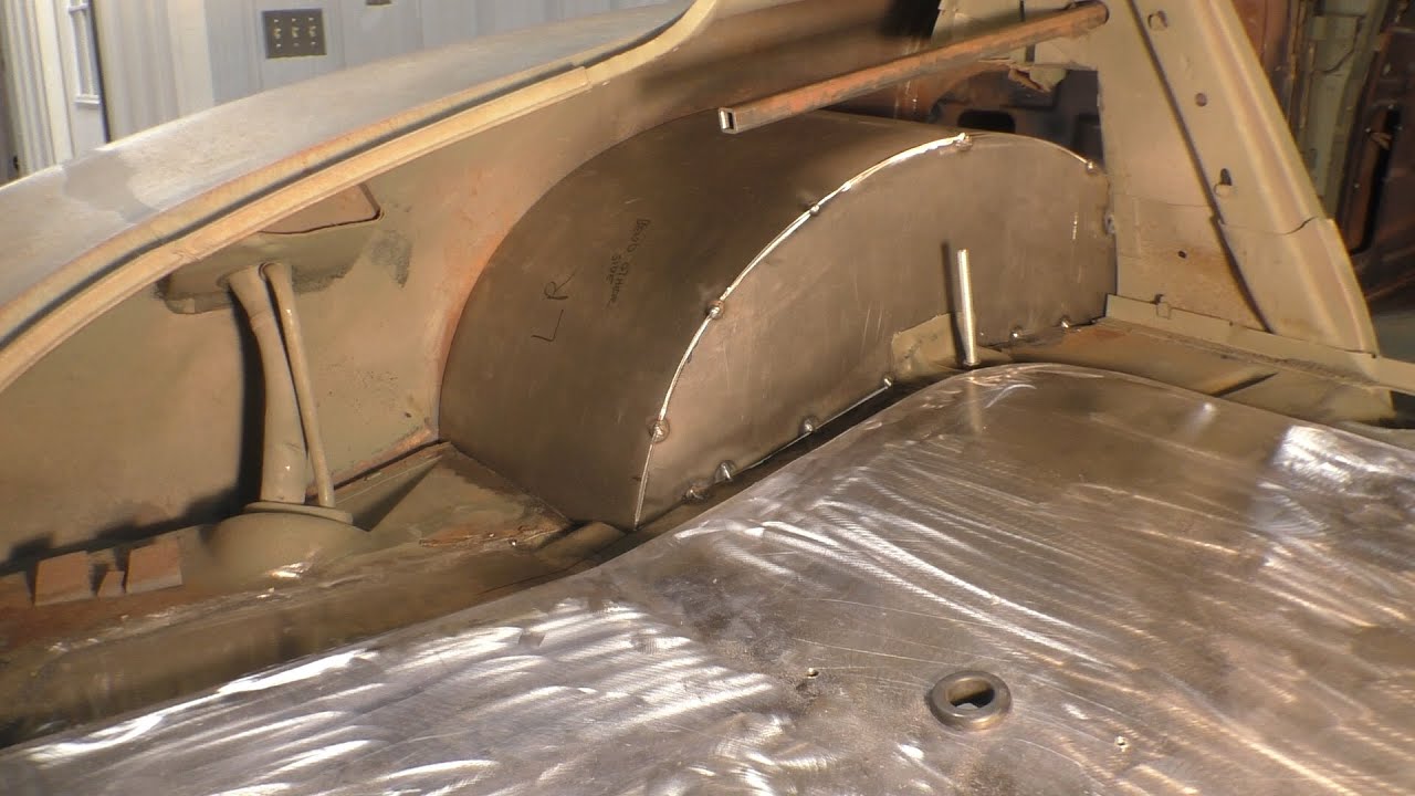 Wheel Well Tubs From Scratch, 1949 Chevrolet Gasser - YouTube
