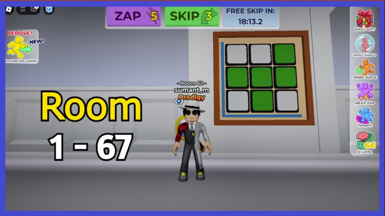 Roblox IQ ROOMS Walkthrough (Room 1 to 67) - YouTube