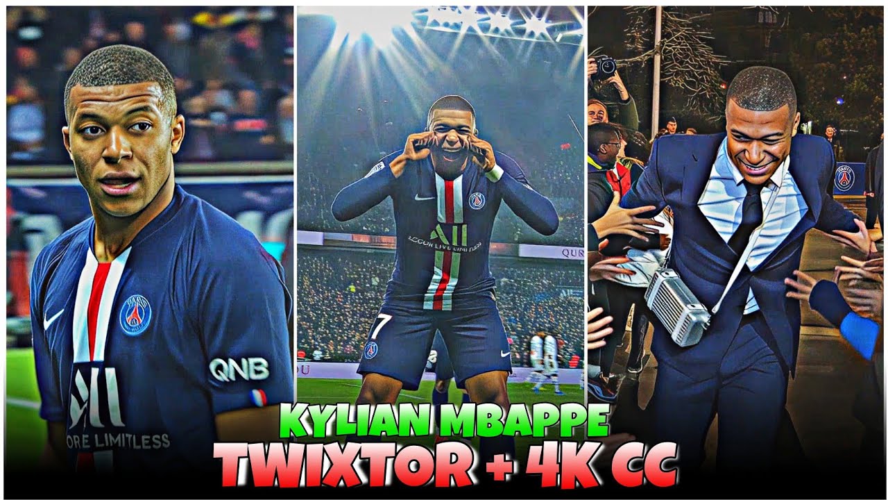 Kylian Mbappe Twixtor - 4k Clips + CC High Quality For Editing 🤙💥 #Part3 - YouTube