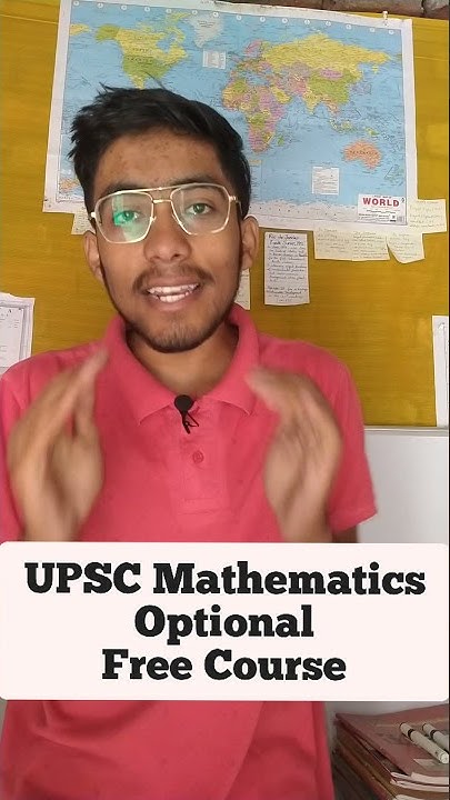 UPSC Mathematics Optional Free course||🎯 350+/500 || Mathematics Eruption - YouTube