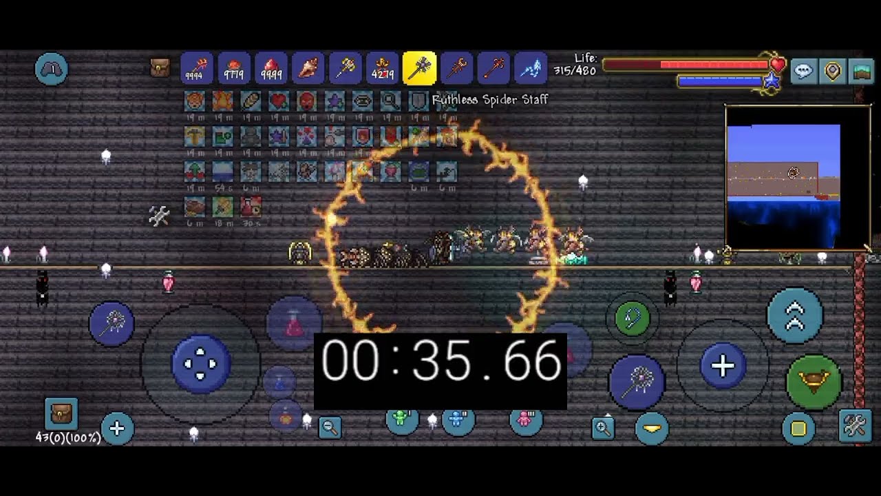 Speedkilling Legendary Dreadnautilus as a summoner with Hardmode-pre ...