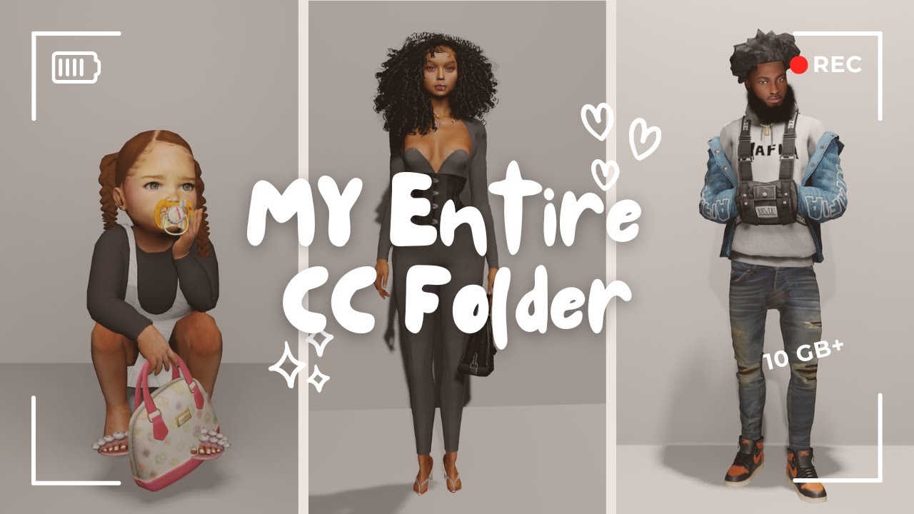 40+ GB Ultimate Sims 4 CC Folder: For Men, Women, Kids, Toddlers ...