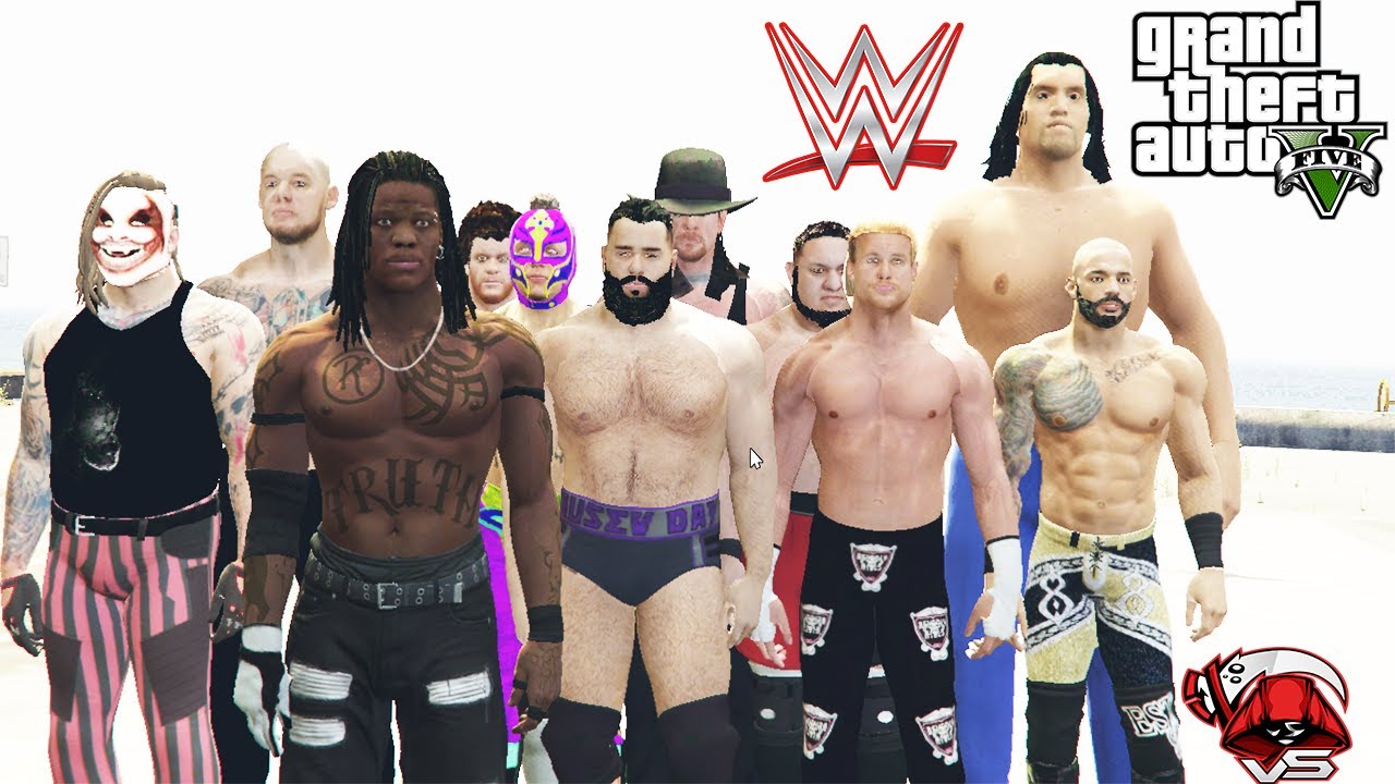WWE The Fiend R Truth Undertaker Rusev Khali Compilation #1 (GTA 5 WWE ...