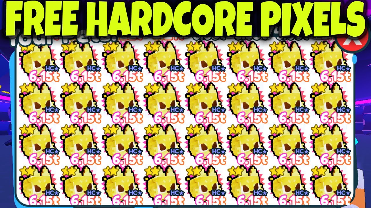 🔴 LIVE PET SIMULATOR X HARDCORE PIXELS PETS GIVEAWAY LIVE STREAM - PET ...