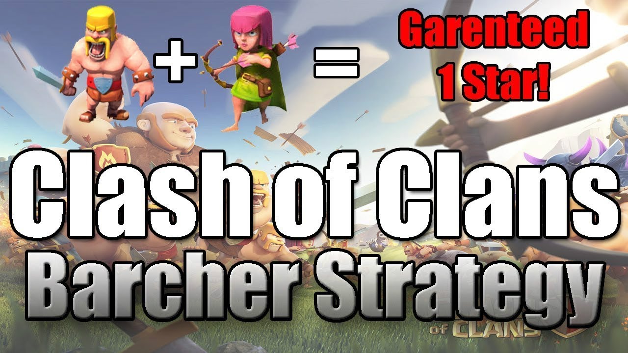 Clash of Clans How to Use Barchers in Townhall 9 - YouTube
