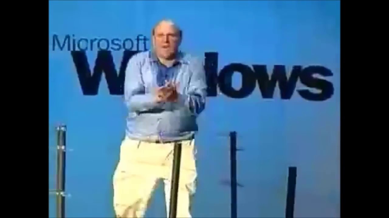 Steve Ballmer Going Crazy On Stage PT3 (Normal-Motion) - YouTube