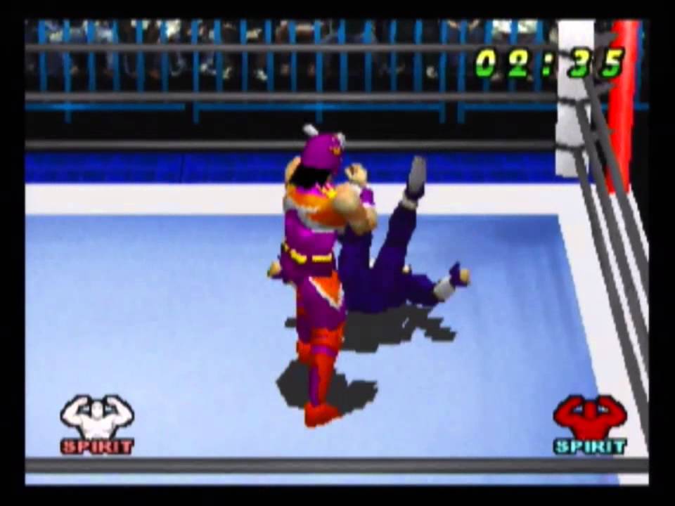 The Unknown vs Black Ninja - WCW vs The World (PS1) - YouTube