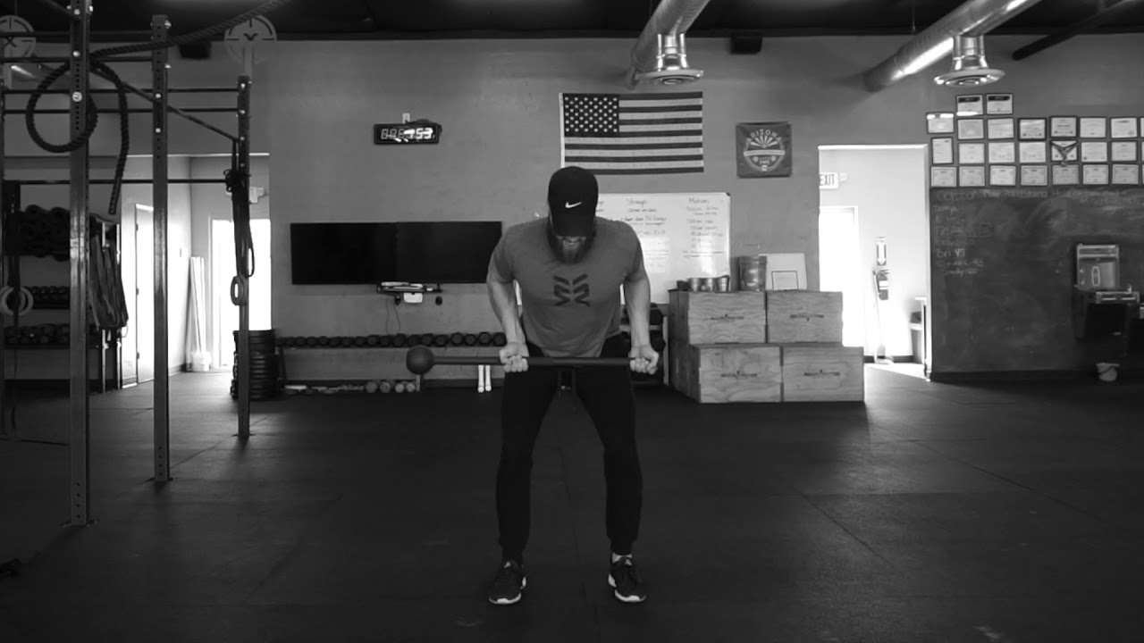 Offset Row - Steel Mace Exercise - YouTube
