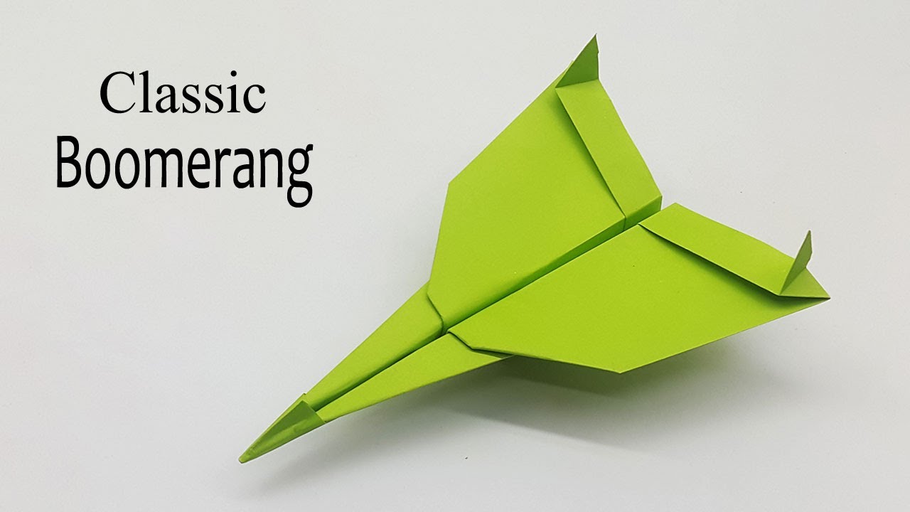 How To Make a Origami Flying Plane Flying Paper Classic Plane New ...