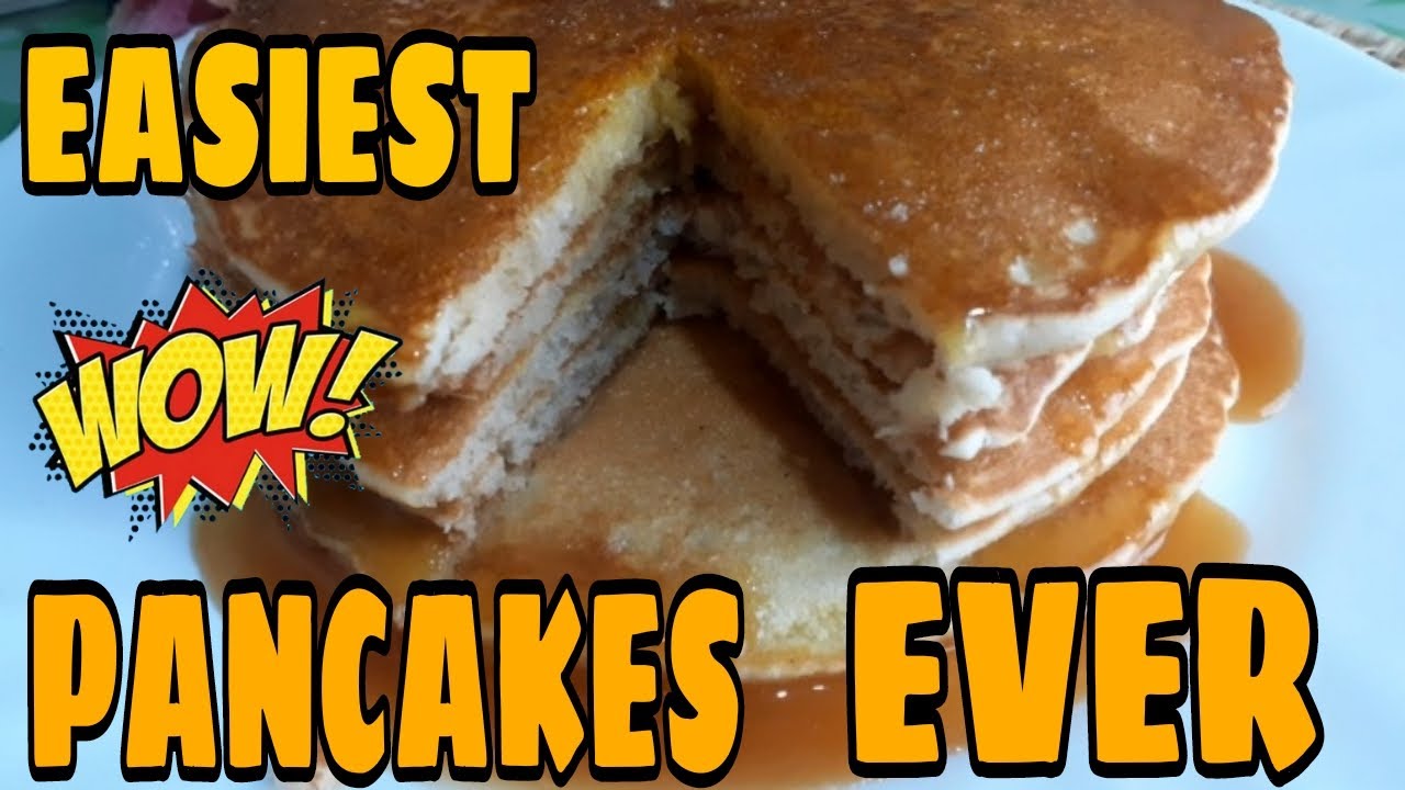 HOMEMADE PANCAKES // EASIEST PANCAKES RECIPE // HOW TO COOK PANCAKES ...