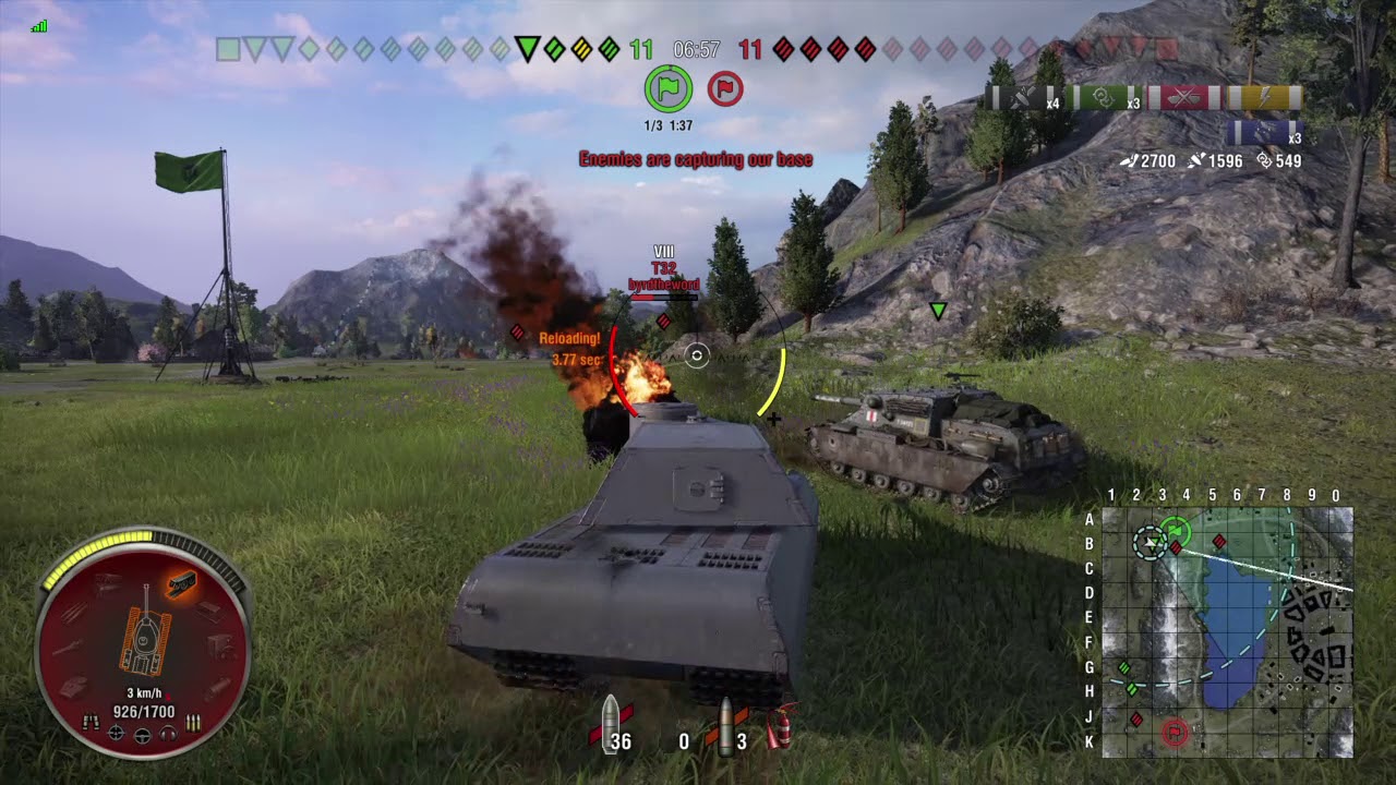 World of Tanks: vk100 mastery - YouTube